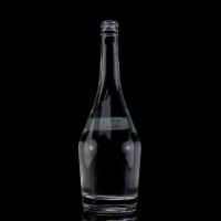 China Hot Stamping Customized 700ml 750ml Glass Bottle for Whisky Gin Vodka Rum Liquor for sale
