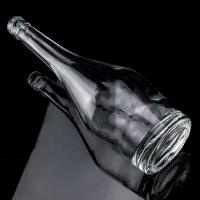 China Hot Stamping Customized 700ml 750ml Glass Bottle for Whisky Gin Vodka Rum Liquor for sale
