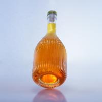 China Transparent Empty Glass Bottle for Vodka Gin Rum Whisky Brandy in 500ml 750ml 1000ml for sale