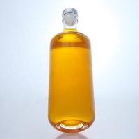 China Transparent Glass Spirit Bottle with Cork for Whisky Vodka Tequila Gin Rum 500ml/700ml for sale