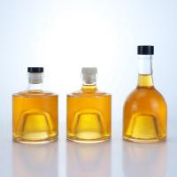 China Elegant 500ml 750ml 1000ml Flint Glass Spirit Bottle for Whisky Vodka Champagne Tequila for sale