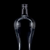 China Clear 200ml 375ml 500ml 750ml Glass Liquor Wine Whisky Vodka Tequila Bottle With Cork for sale