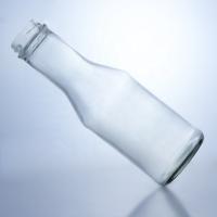 China 200/375/500/750/1000ml Screw Cap Glass Bottle for Water Juice Milk Coffee for sale