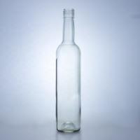 China 500ml 700ml 750ml 1000ml Clear Glass Bottle for Whisky Hot Stamping Surface Handling for sale