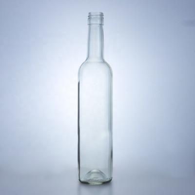 China 500ml 700ml 750ml 1000ml Clear Glass Bottle for Whisky Hot Stamping Surface Handling for sale
