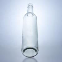 China 500ml 700ml 750ml 1000ml Clear Glass Bottle for Whisky Hot Stamping Surface Handling for sale