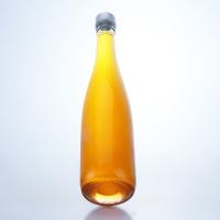 China Glass Collar Material 750ml Clear Super Flint Empty Bottles for Tequila and Liquor for sale