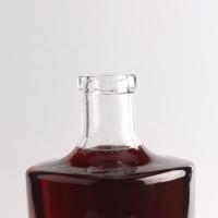 China Whisky Sealing Type Cork 750ml/1000ml Transparent Glass Bottle for Champagne for sale