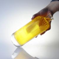 China 500ml 700ml 750ml Transparent Flint Glass Bottle with Glass Collar and Base Material for sale
