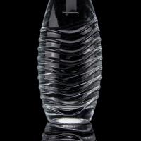 China Vodka Glass Collar 750ml 1000ml Clear Flint Gin Rum Champagne Tequila Whisky Bottle for sale