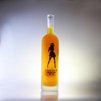 China Wholesales 750ml 1000ml Frosted Decal Glass Bottle for Beer Vodka Whisky Spirits for sale