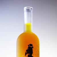 China Wholesales 750ml 1000ml Frosted Decal Glass Bottle for Beer Vodka Whisky Spirits for sale