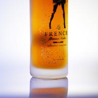 China Wholesales 750ml 1000ml Frosted Decal Glass Bottle for Beer Vodka Whisky Spirits for sale