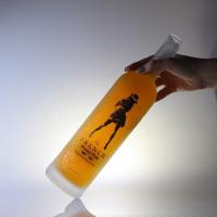 China Wholesales 750ml 1000ml Frosted Decal Glass Bottle for Beer Vodka Whisky Spirits for sale
