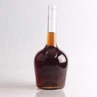China Customized Long Neck Thick Bottom Flint Glass Bottles for Vodka Gin Rum Champagne for sale