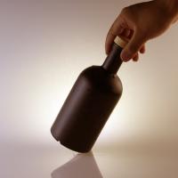 China 500ml 750ml Empty Glass Bottle with Cork Customized Varnish Vodka Tequila Liquor for sale
