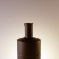 China 500ml 750ml Empty Glass Bottle with Cork Customized Varnish Vodka Tequila Liquor for sale