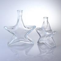 China Special Shaped Whisky Vodka and Brandy Glass Bottle with Cork Top Finish Made of Glass for sale