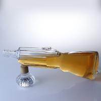 China 500ml Whisky Glass Bottle Gun Shape Open Mold 700ml Vodka Bottle for Beverage Industry for sale