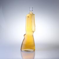 China 500ml Whisky Glass Bottle Gun Shape Open Mold 700ml Vodka Bottle for Beverage Industry for sale