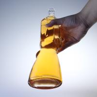 China 500ml Whisky Glass Bottle Gun Shape Open Mold 700ml Vodka Bottle for Beverage Industry for sale