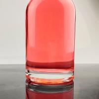 China Global Classic Round Shape 70cl 75cl Glass Bottle For Liquor With Customized Logo for sale