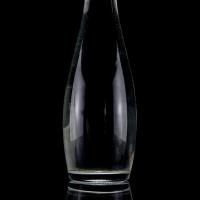 China 750ml 75cl Super Flint Teardrop Shaped Rum Vodka Whisky Glass Bottle With Glass Collar for sale