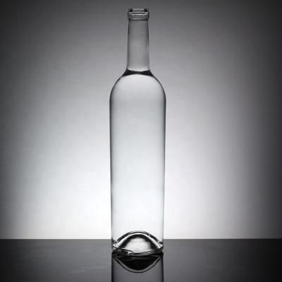 China 1 Liter Glass Bottle With Rubber Stopper For Liquor With Screen Printing for sale