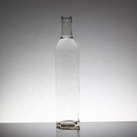 China Engraving 1 Liter Glass Bottle With Cork Cap for Liquor Whisky Vodka for sale