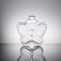 China Exquisite Frost Glass Skull Face Bottle For Liquor Decal Surface Handling for sale
