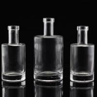 China Glass Base Material Vodka Liquor Glass Bottle Different Size For Distilleries for sale