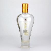 China Glass Sealing Type CROWN CAP 500ml 750ml Ginseng Liquor Bottle From Medicated Liquor for sale