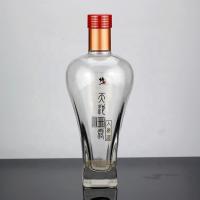 China Glass Sealing Type CROWN CAP 500ml 750ml Ginseng Liquor Bottle From Medicated Liquor for sale
