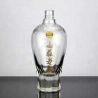 China Glass Sealing Type CROWN CAP 500ml 750ml Ginseng Liquor Bottle From Medicated Liquor for sale