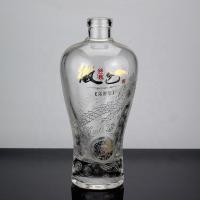 China Glass Sealing Type CROWN CAP 500ml 750ml Ginseng Liquor Bottle From Medicated Liquor for sale