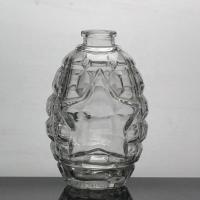 China Unique 500ml Bomb Shaped Glass Bottle for Customized Liquor Packaging for sale