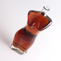 China Glass Collar 75cl Lady Body Shaped Glass Bottle for Wine Liquor Vodka Creative Design for sale