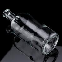 China Glass Bottle For Liquor 750ml Capacity Acid Etch Surface Glass Material for sale