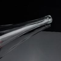 China Cone Shape Screen Printing Vodka Whisky Liquor Glass Bottle 750ml with Super Flint Glass for sale