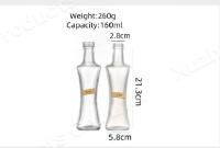China Press Type Nozzle Food Glass Jar Olive Oil Dispenser Glass Seasoning Jars for sale