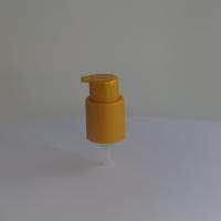 China Plastic PP Push Cosmetic Lotion Pump With UV Coating Gold And Silver for sale