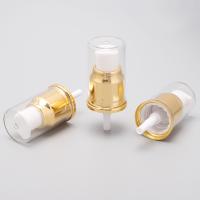 China 30ml / 400ml Plastic Lotion Pump With Anodized Aluminum Non Spill Feature for sale
