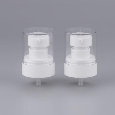 China Convenient And Efficient Round Plastic Lotion Dispensing Pump 2.5cc Discharge Rate for sale