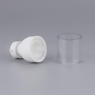 China 24/410 Plastic Lotion Pump Equipped With Frosted Plastic Pump Dispenser for sale