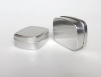China 100ml Square Aluminum Box 84 * 64 * 26  Soap Tea Sugar Biscuit Packaging Metal Box for sale