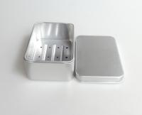 China 100 * 70 * 39 Square Hotel Handwashing Aluminum Box Soap Dispensing Metal Box for sale