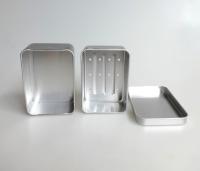 China 100 * 70 * 39 Square Hotel Handwashing Aluminum Box Soap Dispensing Metal Box for sale