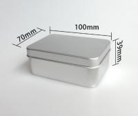 China 100 * 70 * 39 Square Hotel Handwashing Aluminum Box Soap Dispensing Metal Box for sale