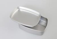 China 130g 96 * 70 * 29 Silver Square Aluminum Box For Soap Fragrance Ointment Medicine Packaging Metal Packaging Box for sale