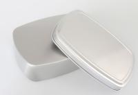 China 130g 96 * 70 * 29 Silver Square Aluminum Box For Soap Fragrance Ointment Medicine Packaging Metal Packaging Box for sale